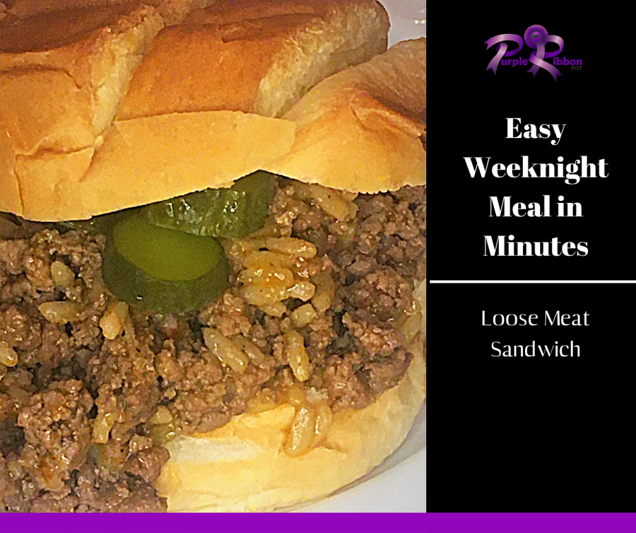 Quick and Easy Loose Meat Sandwiches: Perfect Weeknight Meal! – Purple ...