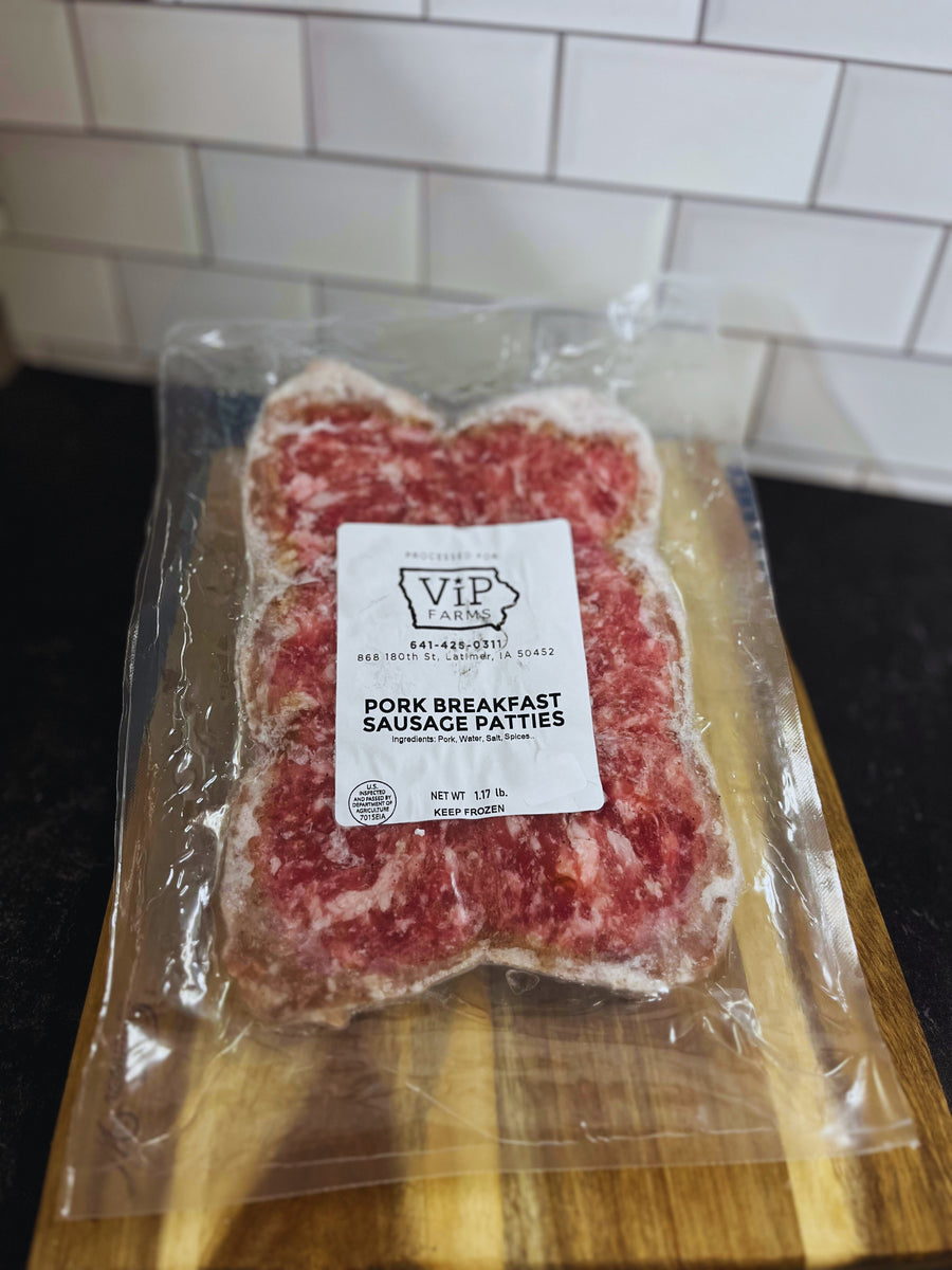 Pork Breakfast Sausage Patties – Purple Ribbon Beef