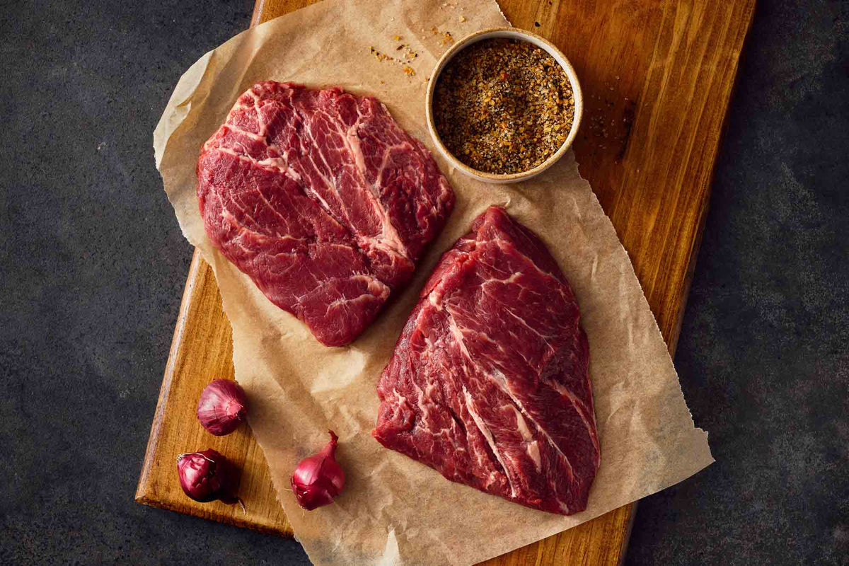 Flat Iron Steak | Purple Ribbon Beef | Iowa Premium Beef