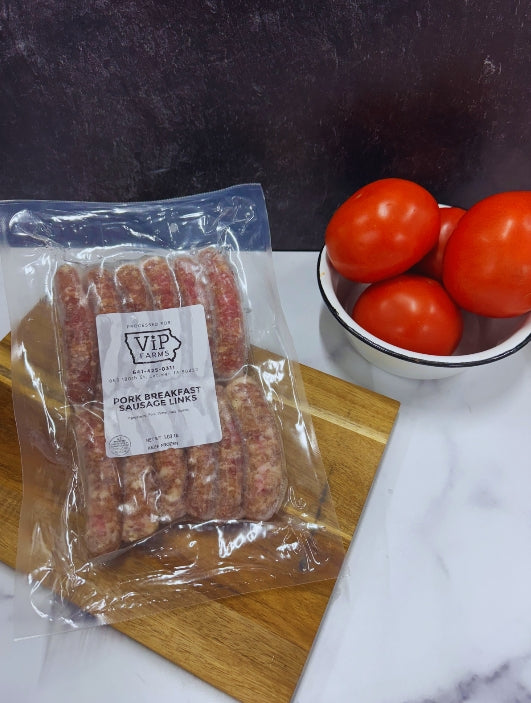 Pork Breakfast Sausage Links – Purple Ribbon Beef